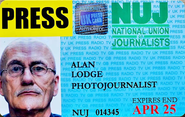 NUJ Press Card | Alan Lodge's Blog